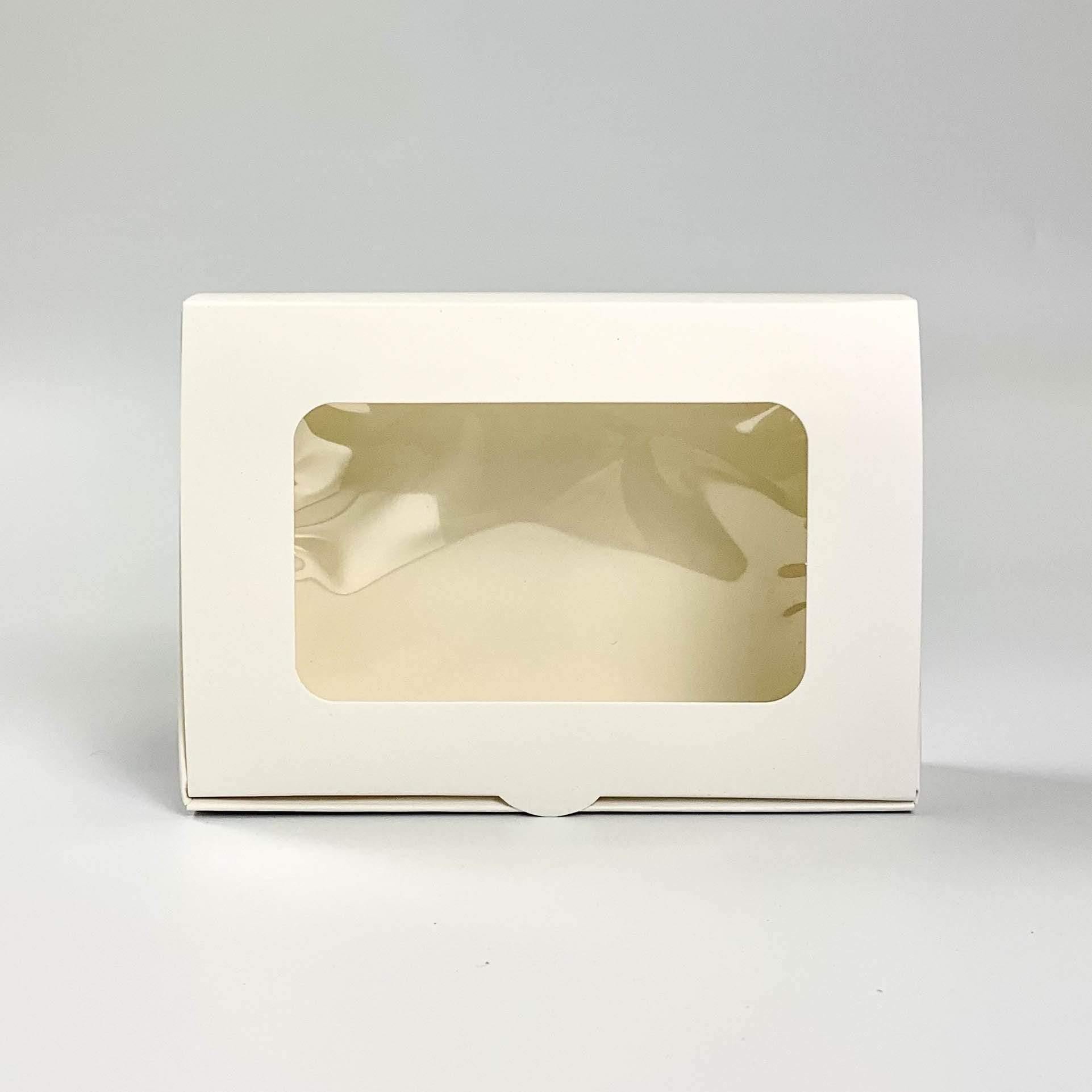 White Bakery Box with Sunroof Window 7 x 4.9 x 2" | Only You Can Find Here